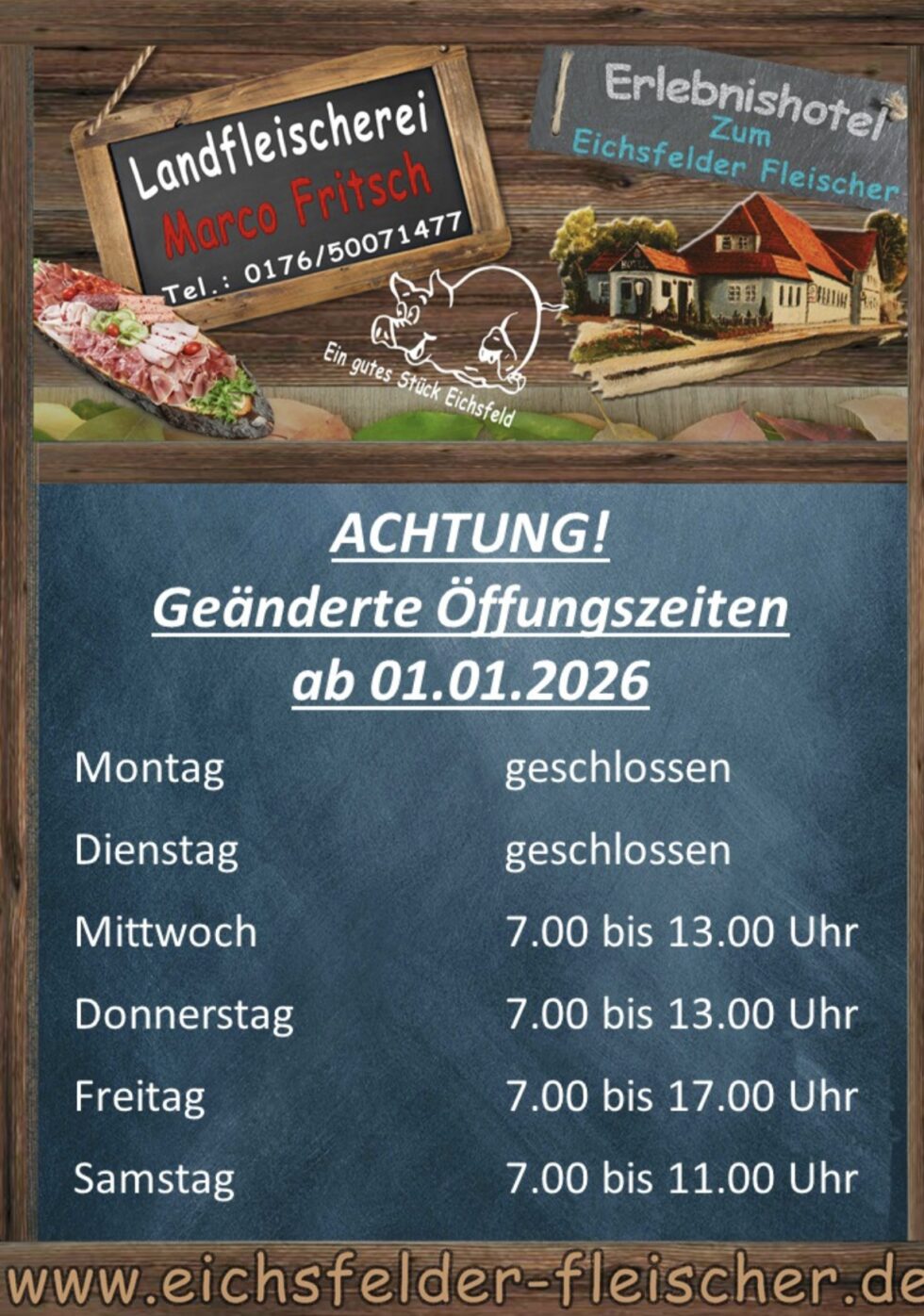 Aktuelles | Zum Eichsfelder Fleischer